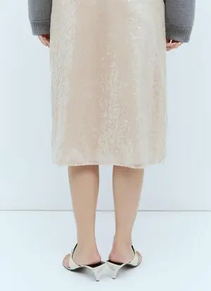 Gucci Sequin-embroidered Tulle Skirt