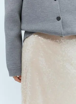 Gucci Sequin-embroidered Tulle Skirt