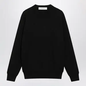 GOLDEN GOOSE Cotton Crewneck Sweater - Black