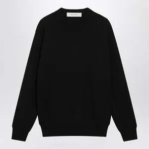 GOLDEN GOOSE Cotton Crewneck Sweater - Black