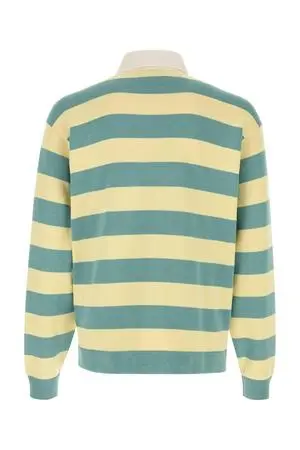 Gucci Embroidered Silk Blend Polo Shirt - Multicolor