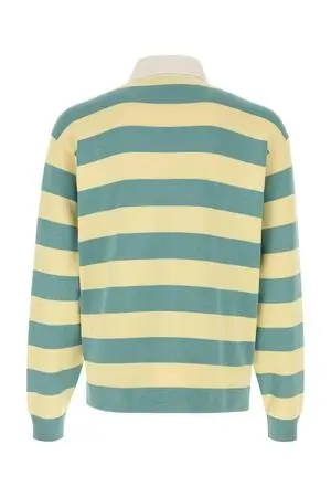 Gucci Embroidered Silk Blend Polo Shirt - Multicolor