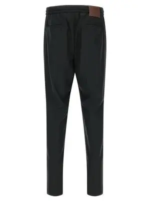 Kiton Pure Wool Relaxed Fit Trousers - Gray
