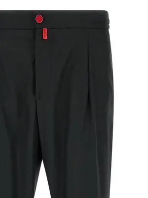 Kiton Pure Wool Relaxed Fit Trousers - Gray