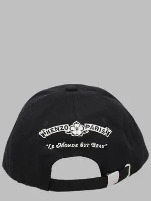Kenzo Logo Baseball Cap - Black