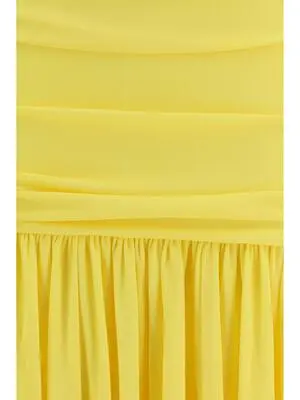 Jacquemus Pleated Midi Dress