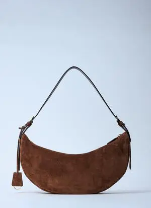 Prada Small Suede Shoulder Bag