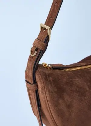Prada Small Suede Shoulder Bag