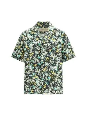 Valentino Garavani Shirt With An All-over Papier Floral - Multicolor