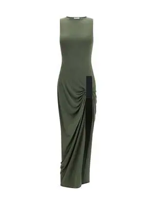 Coperni Long Fitted Dress - Green