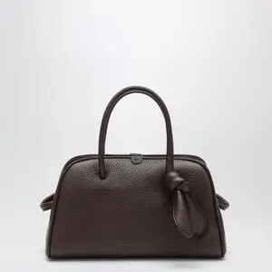 Jacquemus Leather Small Turismo Bag - Brown