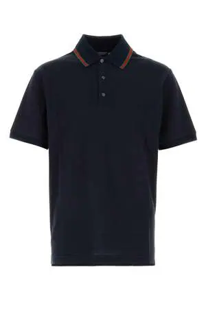 Gucci Midnight Piquet Polo Shirt - Blue