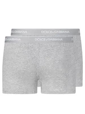 Dolce & Gabbana Bi-pack Boxer Regular - Gray