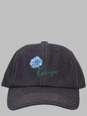 Kenzo Embroidered Logo Baseball Cap - Blue