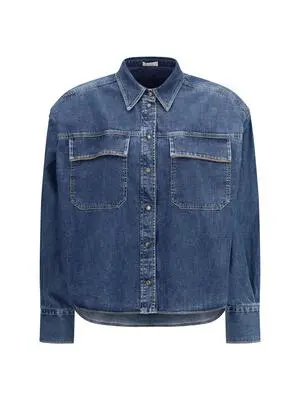 Brunello Cucinelli Straight Fit Shirts For Women