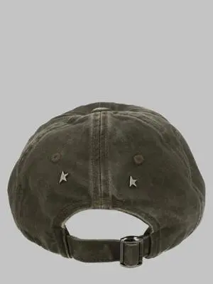 GOLDEN GOOSE Logo Patch Baseball Cap - Brown