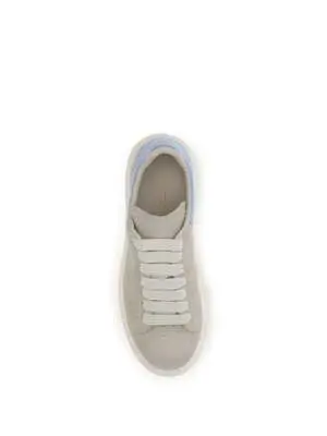 Alexander McQueen Oversized Suede Sneakers - Cream