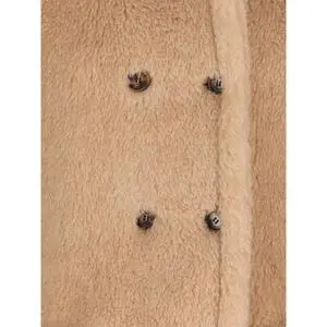 Max Mara Neutrals Jackets Faux Fur & Shearling Jackets
