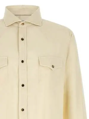 Brunello Cucinelli Western Velvet Shirt