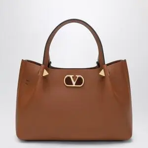 Valentino Garavani Vlogo Signature Shopping Bag - Brown