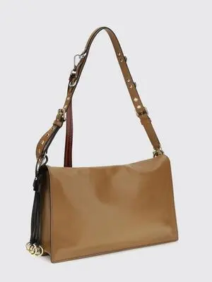 Prada Large Soft Sound Calf Leather Shoulder Bag
