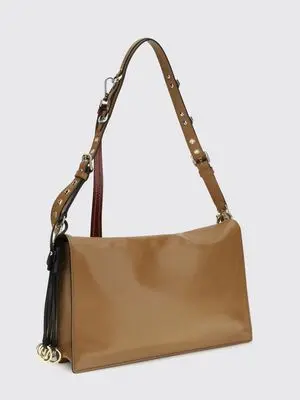 Prada Soft Calf Leather Shoulder Bag - Brown