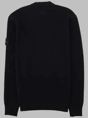 Stone Island Maglia In Lana A Costine