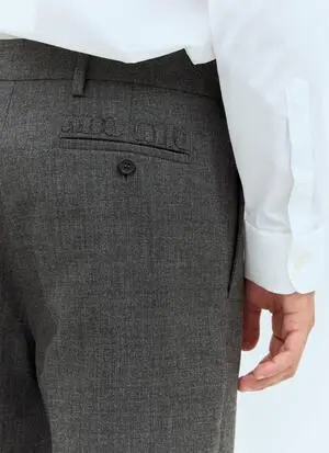Miu Miu Marled Wool Pants