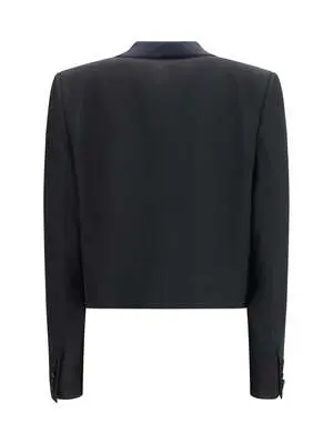 TOM FORD Cropped Single-breasted Jacket - Black