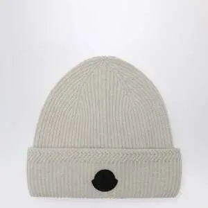 Moncler Wool And Cashmere Beanie - White
