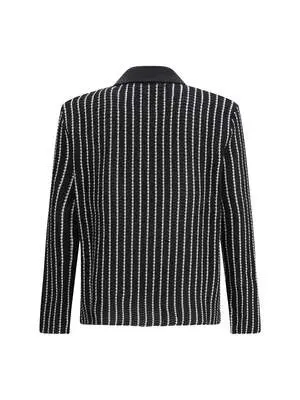 JIL SANDER Embroidered Crochet Cardigan