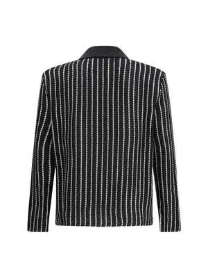 JIL SANDER Embroidered Crochet Cardigan