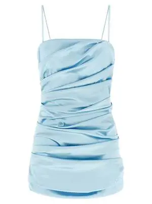 Dolce & Gabbana Stretch Satin Dress - Blue