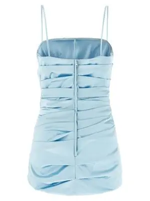 Dolce & Gabbana Stretch Satin Dress - Blue