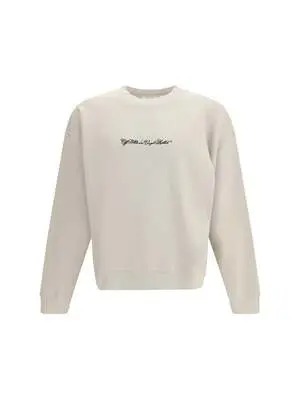 Off-White Script Arrow Crewneck Sweatshirt - Cream