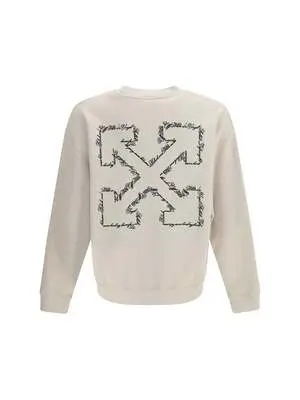 Off-White Script Arrow Crewneck Sweatshirt