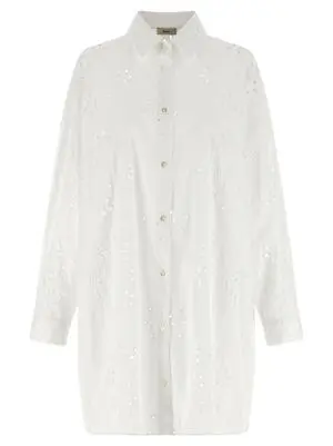 Herno Broderie Anglaise' Shirt - White