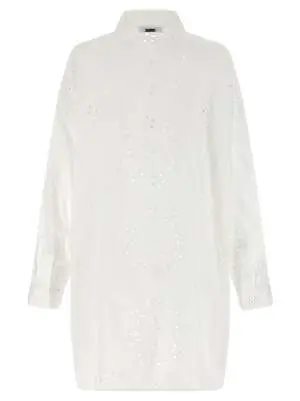 Herno Broderie Anglaise Cotton Shirt