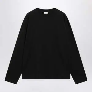 Dries Van Noten Long-sleeve Cotton T-shirt - Black