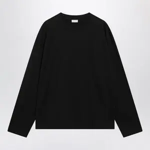 Dries Van Noten Long-sleeve Cotton T-shirt - Black
