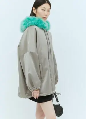 Gucci Satin Bomber Jacket