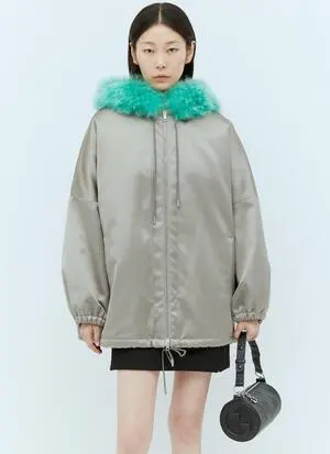 Gucci Satin Bomber Jacket