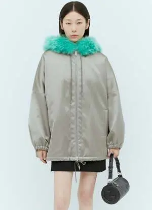 Gucci Satin Bomber Jacket