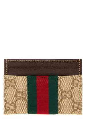Gucci Gg Canvas Card Holder - Multicolor