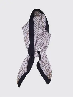 Max Mara Mixed Print Silk Foulard - Pink
