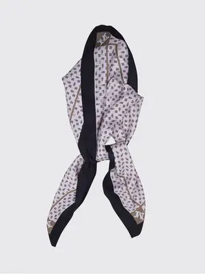 Max Mara Mixed Print Silk Foulard - Pink