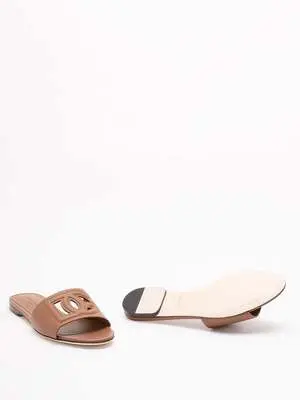 Dolce & Gabbana Leather Sliders - Multicolor