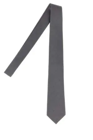 Gucci Jacquard Neck Tie - Gray
