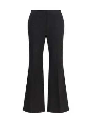 TOTEME Kick Flare Raw-edge Pants - Black
