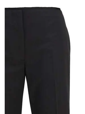 TOTEME Kick Flare Raw-edge Pants - Black